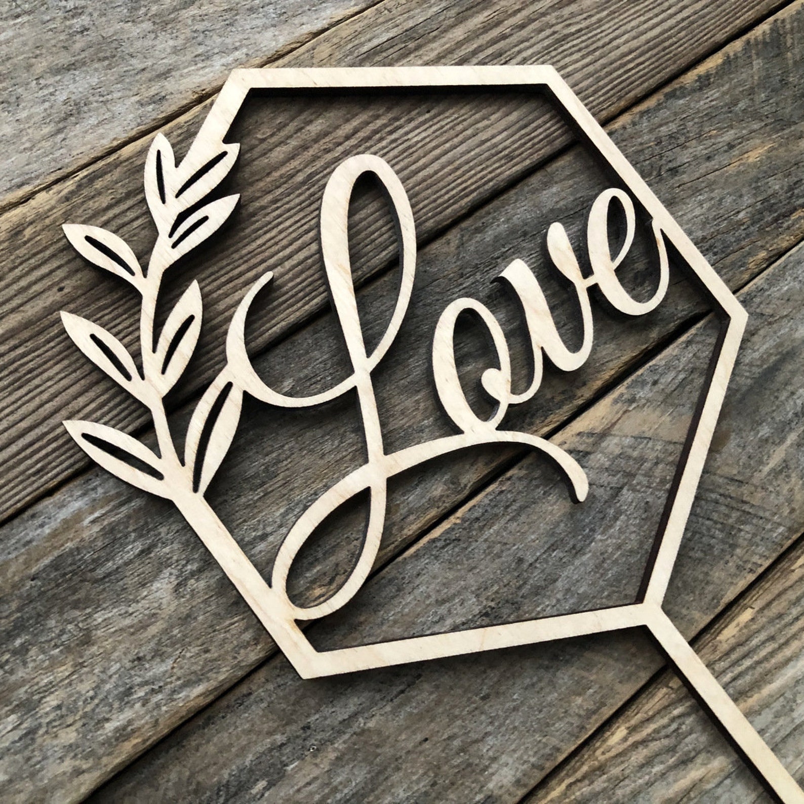 Love Cake Topper Valentines Day Decor for Love Party - Etsy