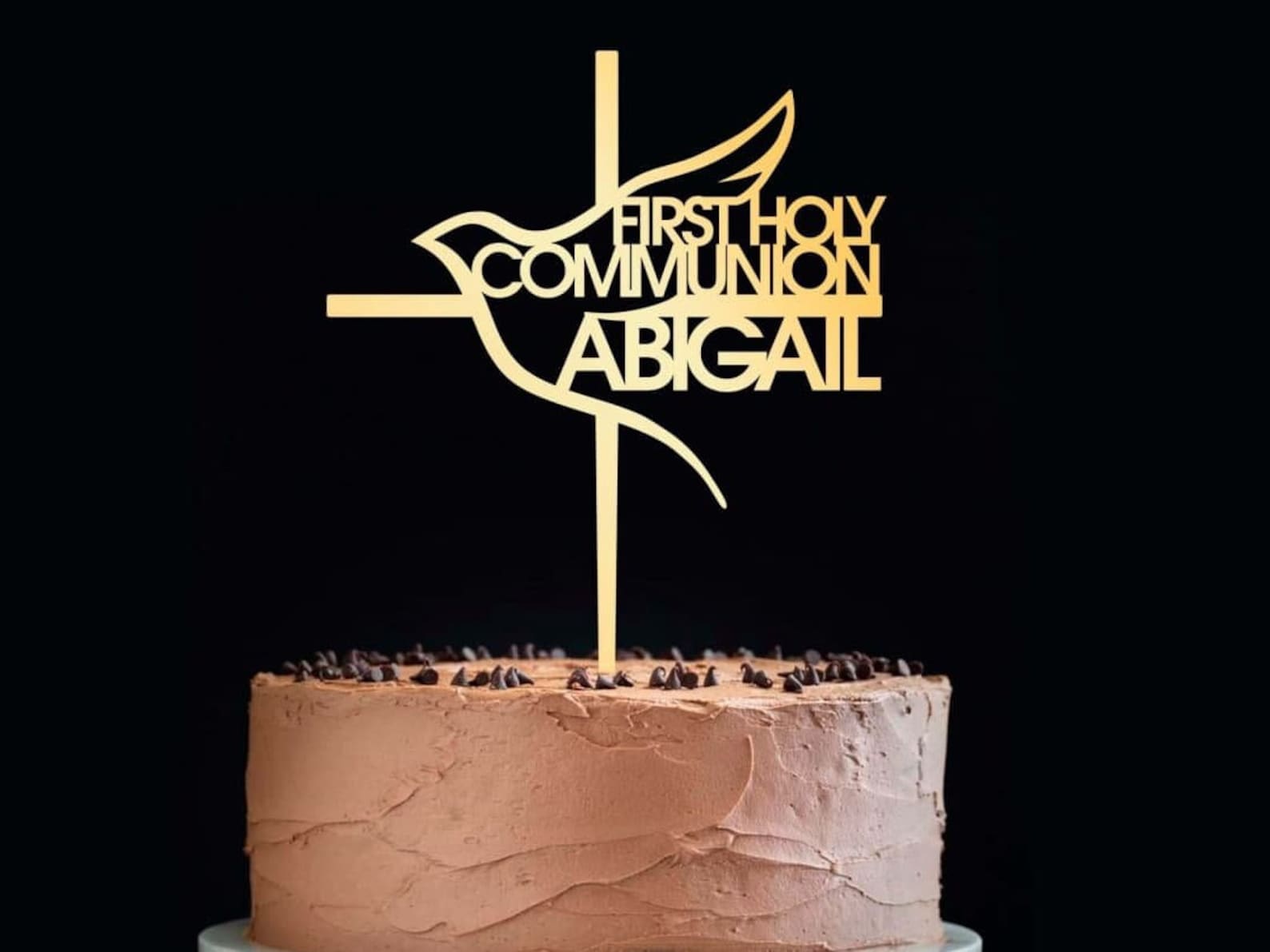 On Your Confirmation Cake Topper First Communion God Bless | Etsy