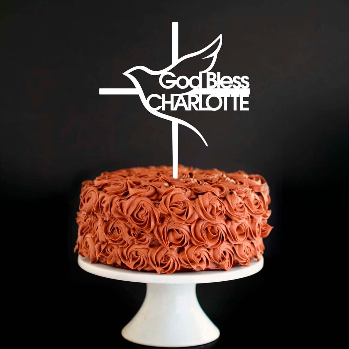 On Your Confirmation Cake Topper First Communion God Bless | Etsy