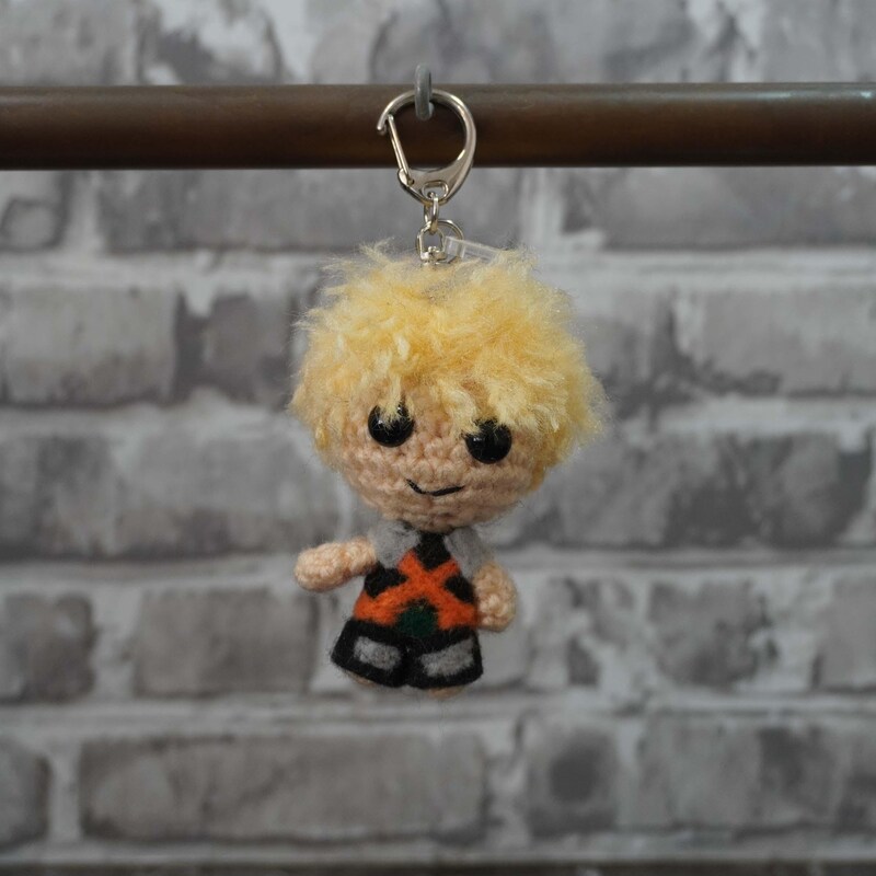 Bakugou Keychain - Etsy
