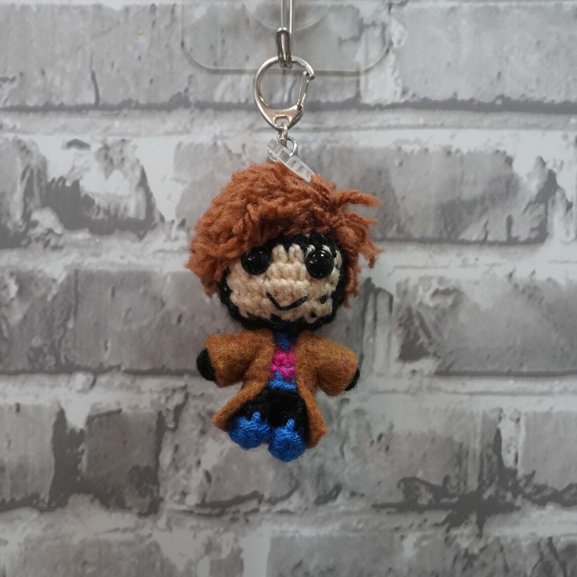 Amigurumi Gambit Keychain - Etsy