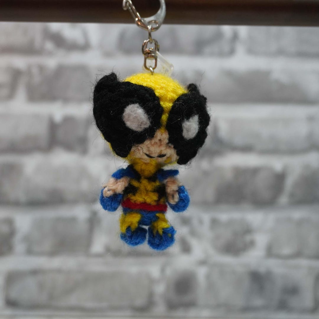 Amigurumi Wolverine Keychain - Etsy