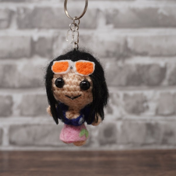 Anime One Piece Nico Robin Keychain - Etsy