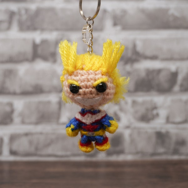 All Might Keychain - Etsy