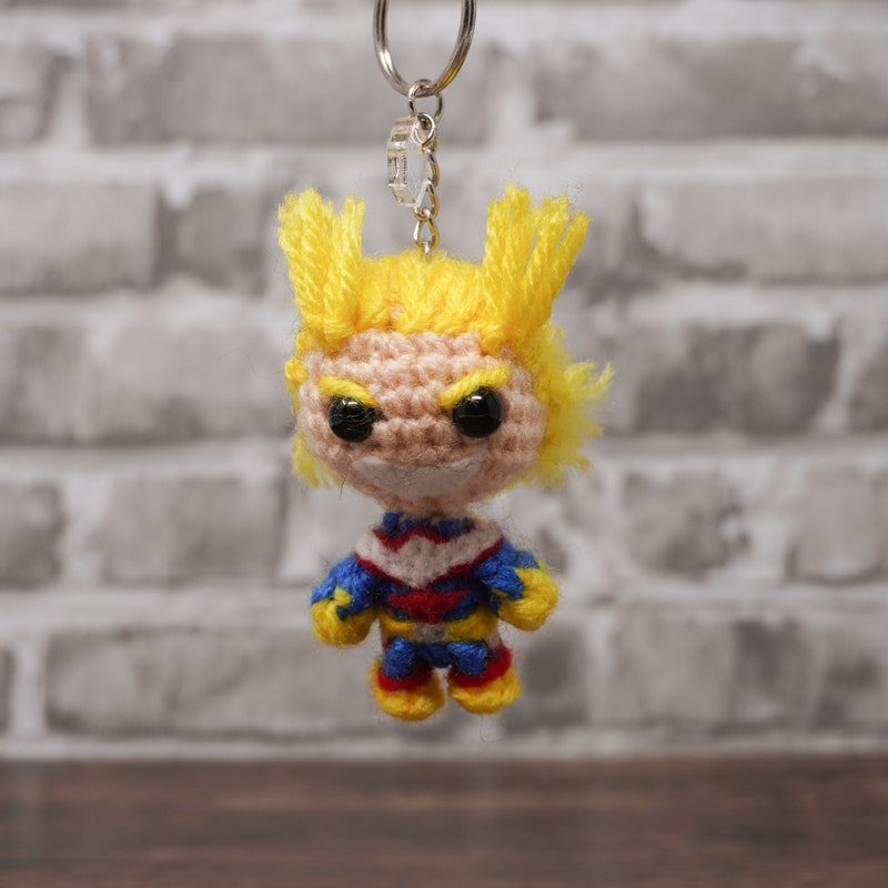 All Might Keychain - Etsy