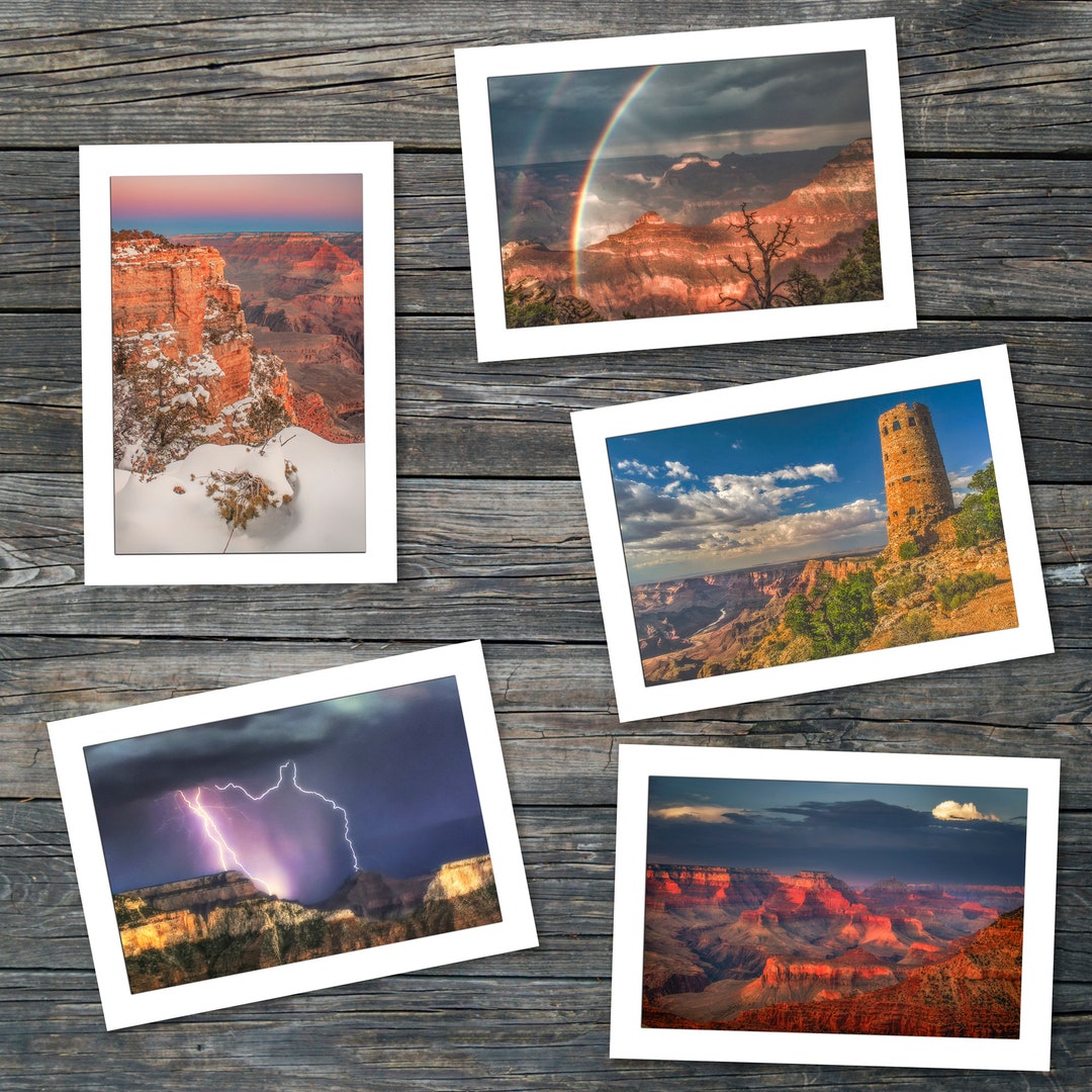 Grand Canyon Cards National Park Greeting Cards - Etsy