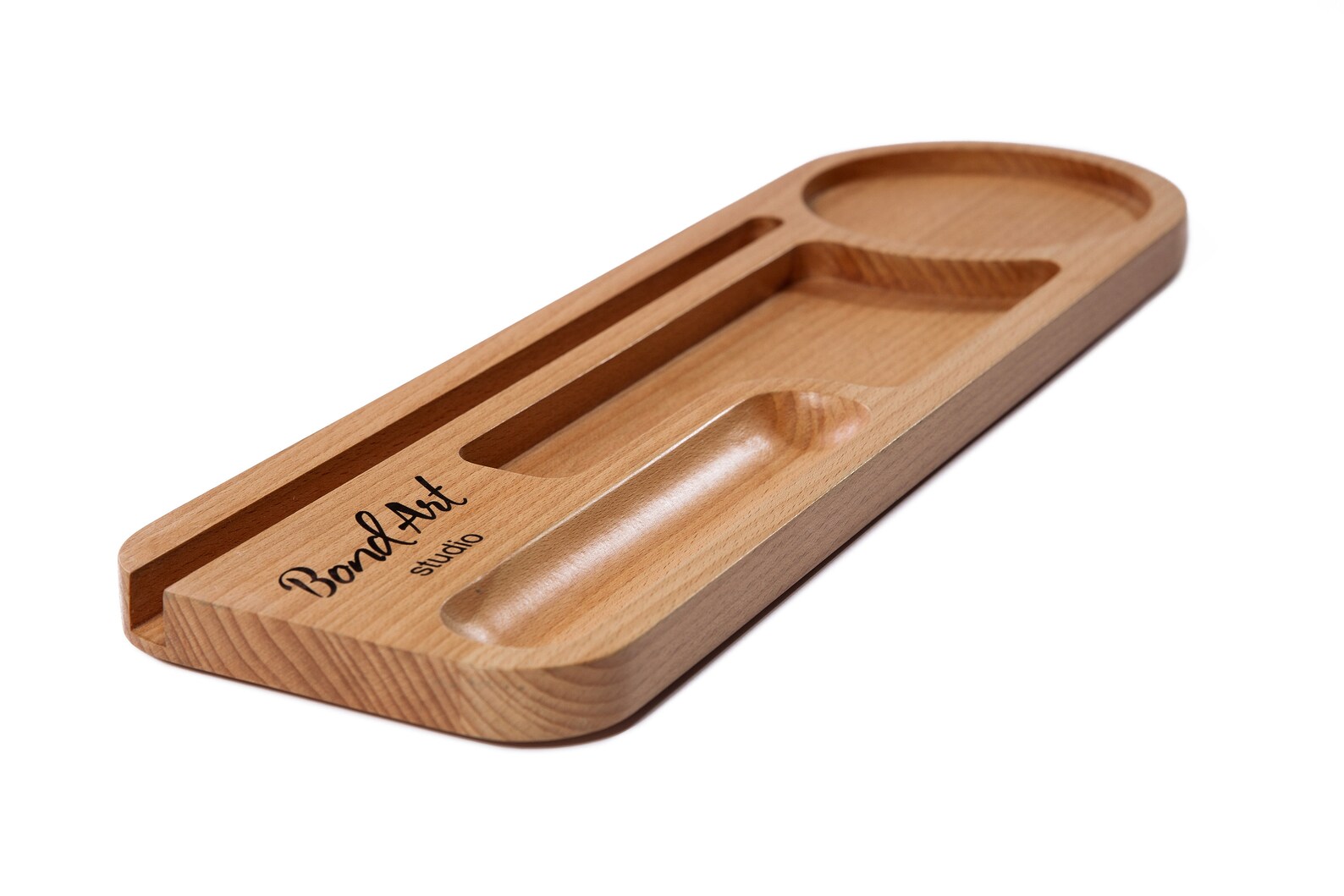 Desk Organiser Docking Stations Office Organizer Wood Desk | Etsy