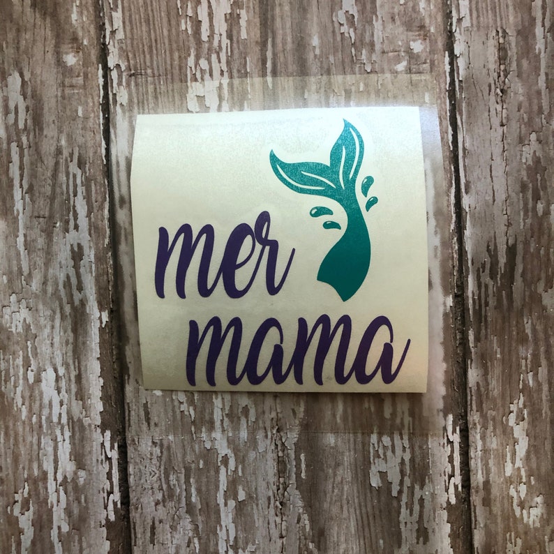 Mermaid Vinyl Sticker Decal Mermaid Sticker Decal Mermaid - Etsy