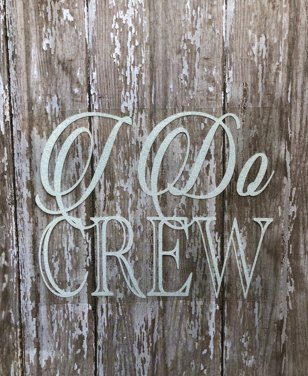 I Do Crew Iron-on Decal: DIY Bridal Party Shirt - Etsy