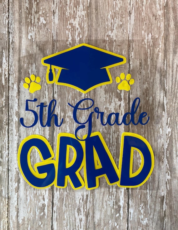 5th Grade Graduation Hat Template