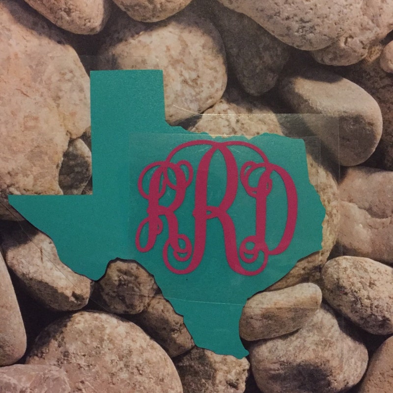 Texas Monogram - Etsy