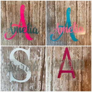 Personalized Monogram Name Iron on Decal - DIY Baby Onesie - Etsy
