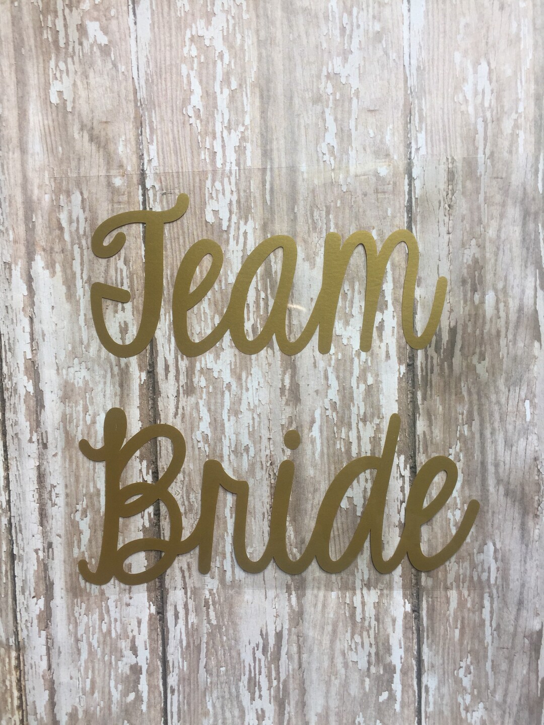 Team Bride Iron-on Decal: DIY Bridal Party Shirts - Etsy