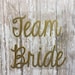Team Bride Iron on Decal DIY Bridal Party Shirts DIY - Etsy
