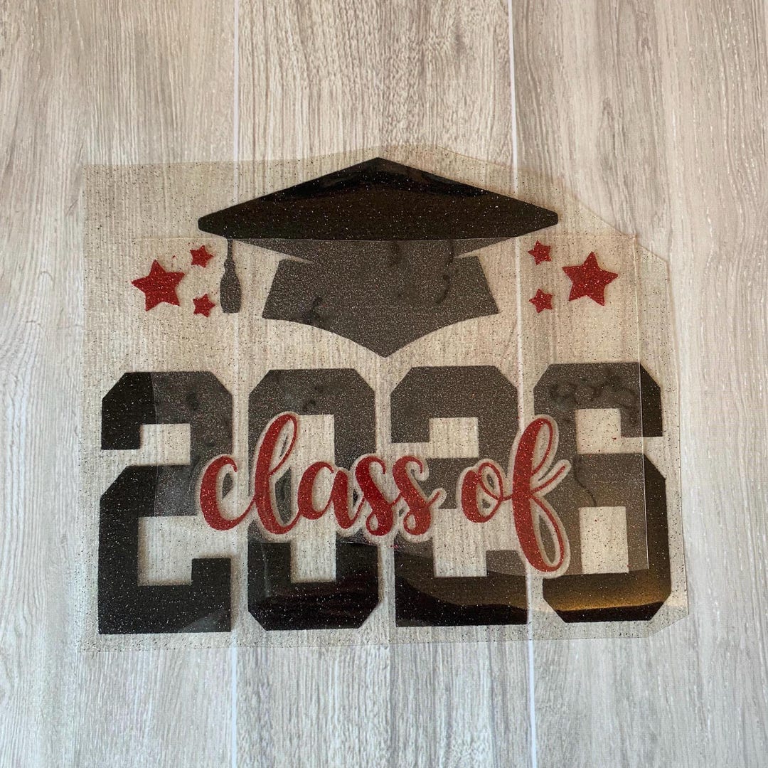 Graduation Class Iron on Decal: DIY Senior Shirt Heat Transfer - Etsy