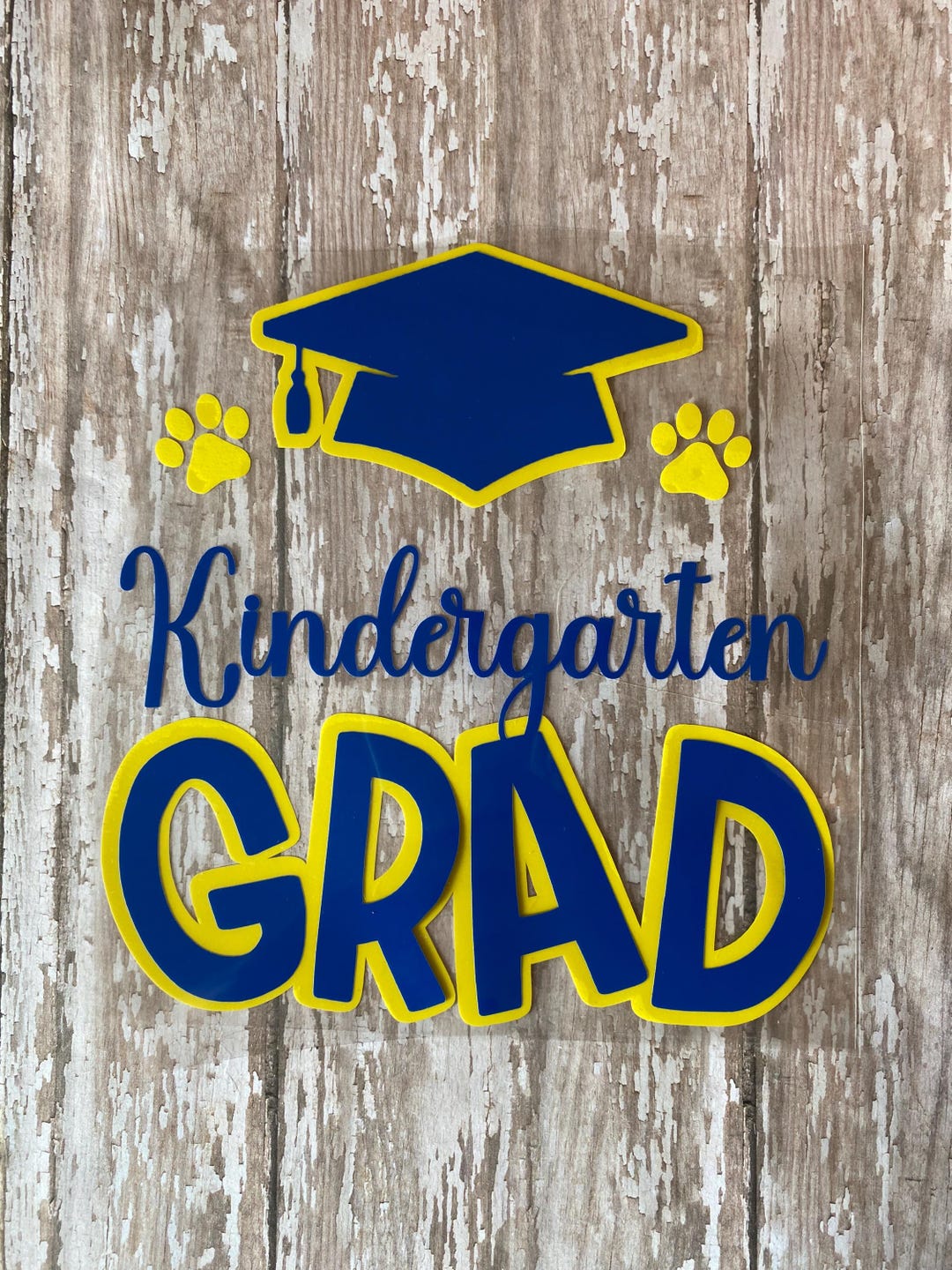 Kindergarten Grad Iron on Decal: DIY Graduation Shirt - Etsy