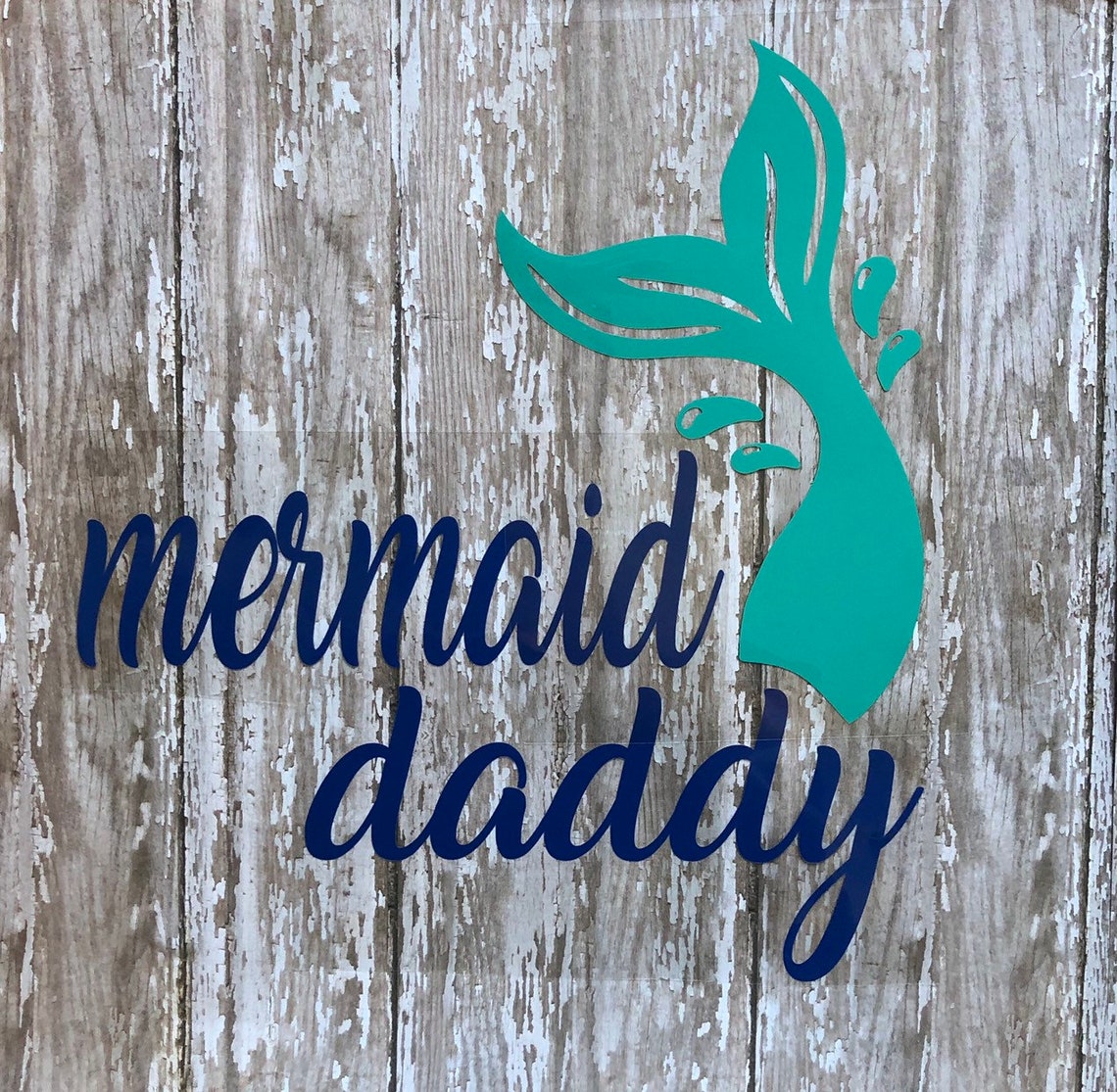 Mermaid Vinyl Sticker Decal Mermaid Sticker Decal Mermaid - Etsy