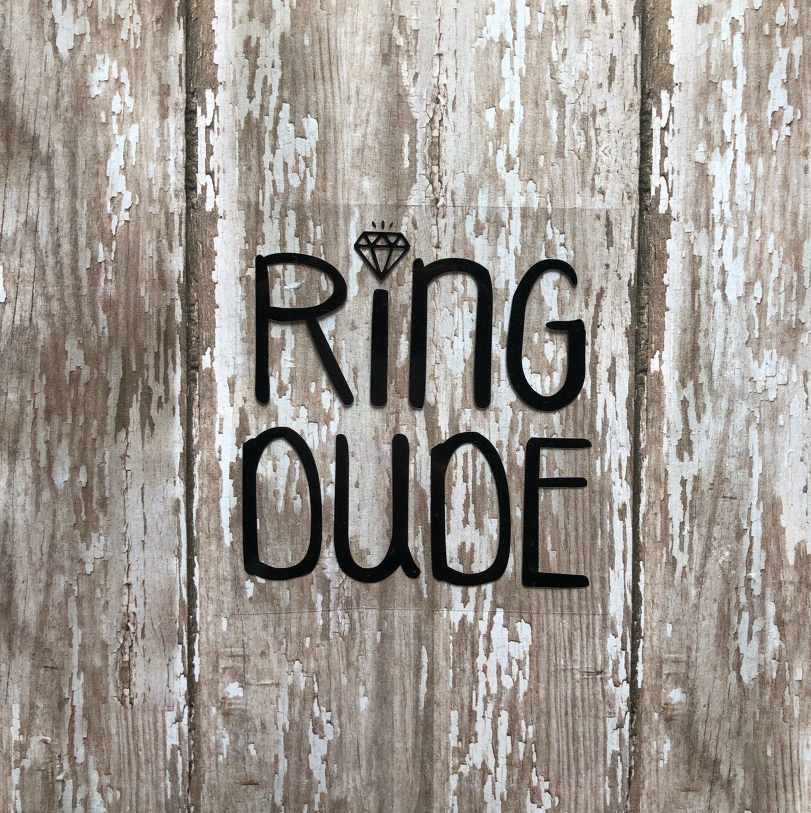 Ring Security Iron on Decal Ring Bearer Iron on Decal Ring - Etsy