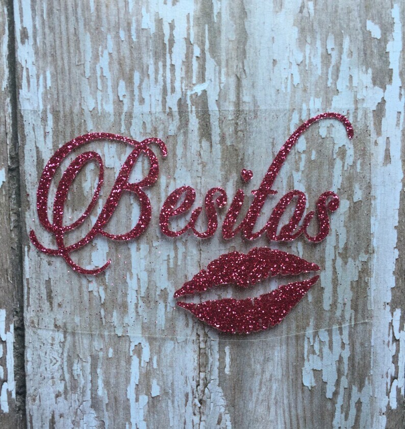 Besitos Iron on Decal/ Besitos DIY Shirt/ DIY Besitos Tshirt/ - Etsy