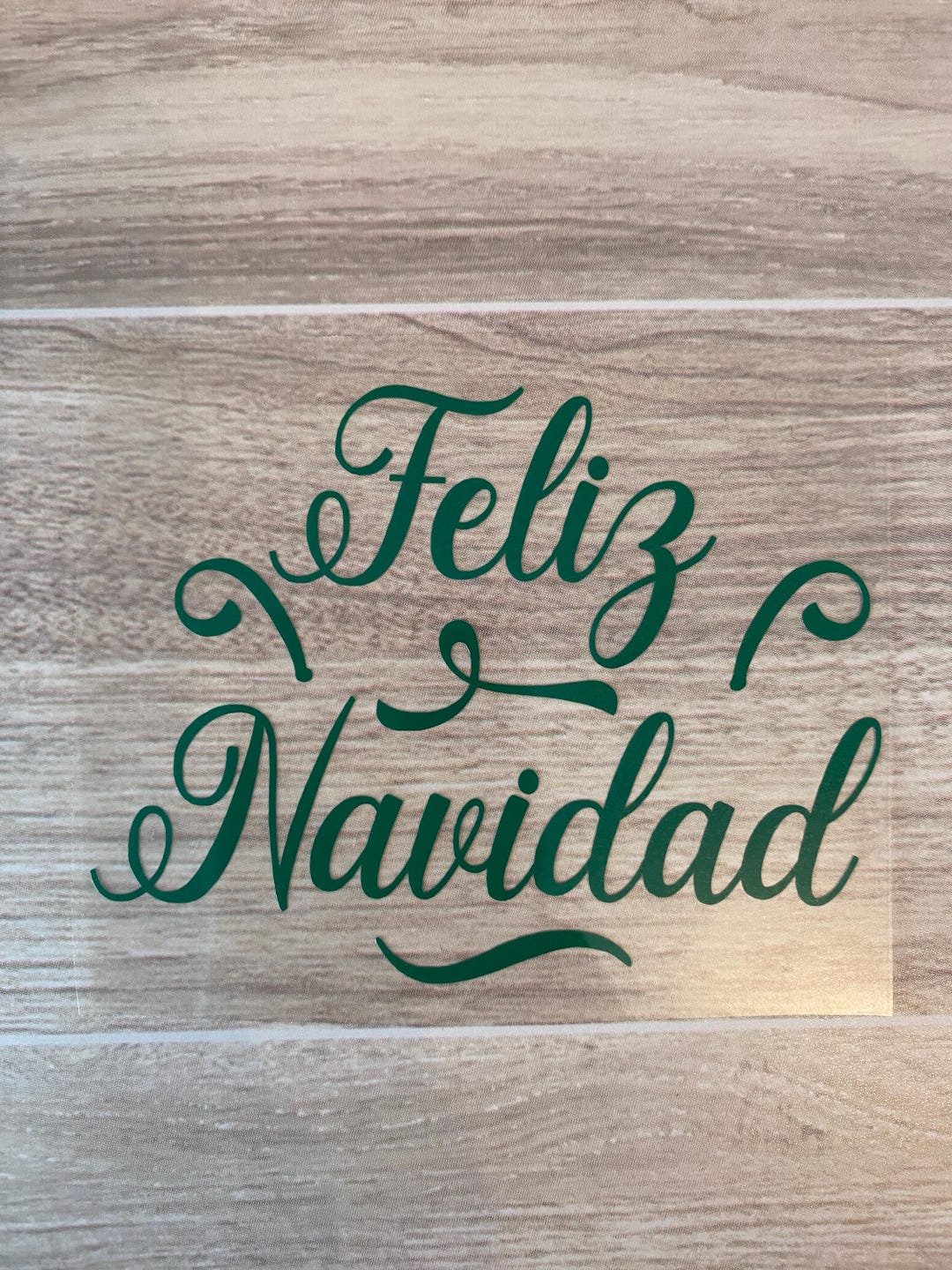 Feliz Navidad Iron on Decal. Diy Feliz Navidad Shirt. Feliz Navidad ...