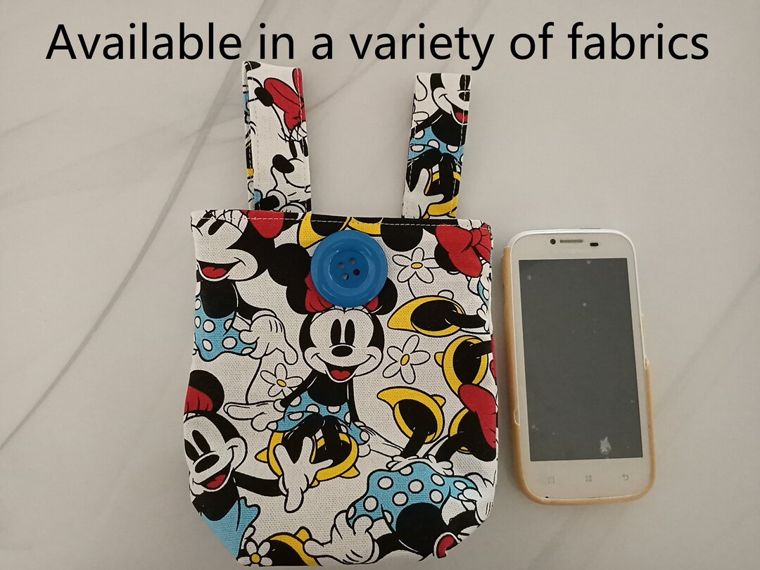 Wheelchair Phone Holder With Button Closure; Wheelchair Organiser ...