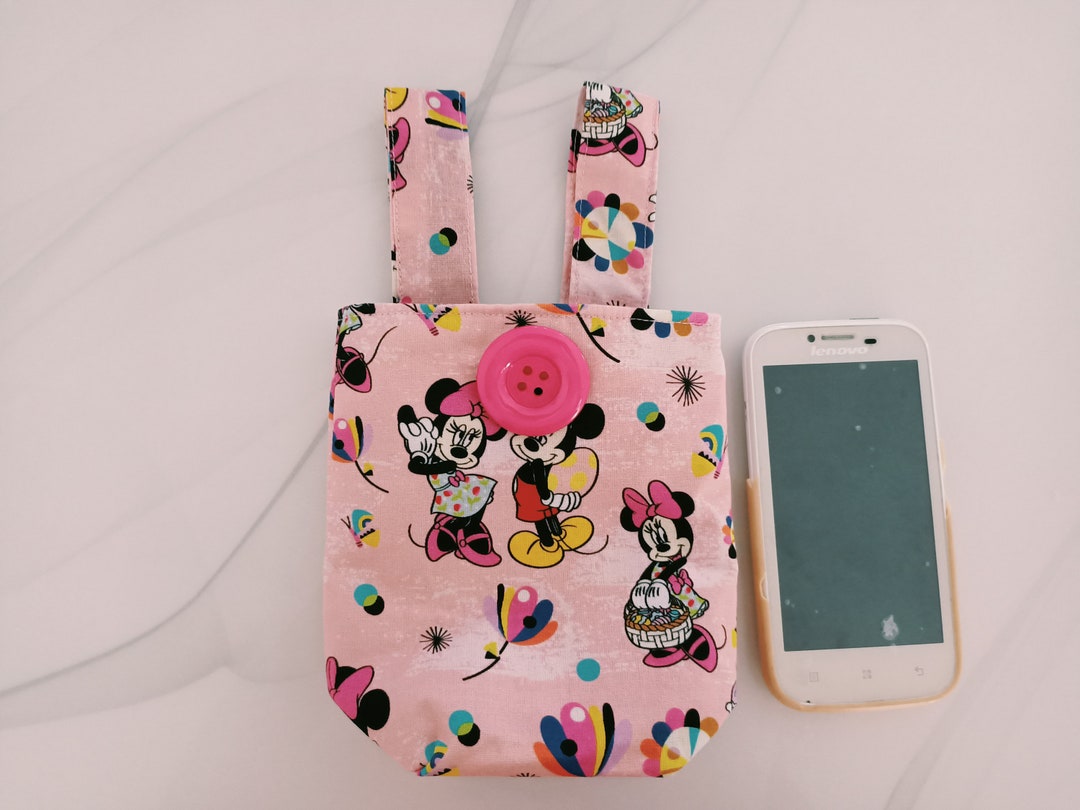 Wheelchair Phone Holder With Button Closure Wheelchair Organiser ...