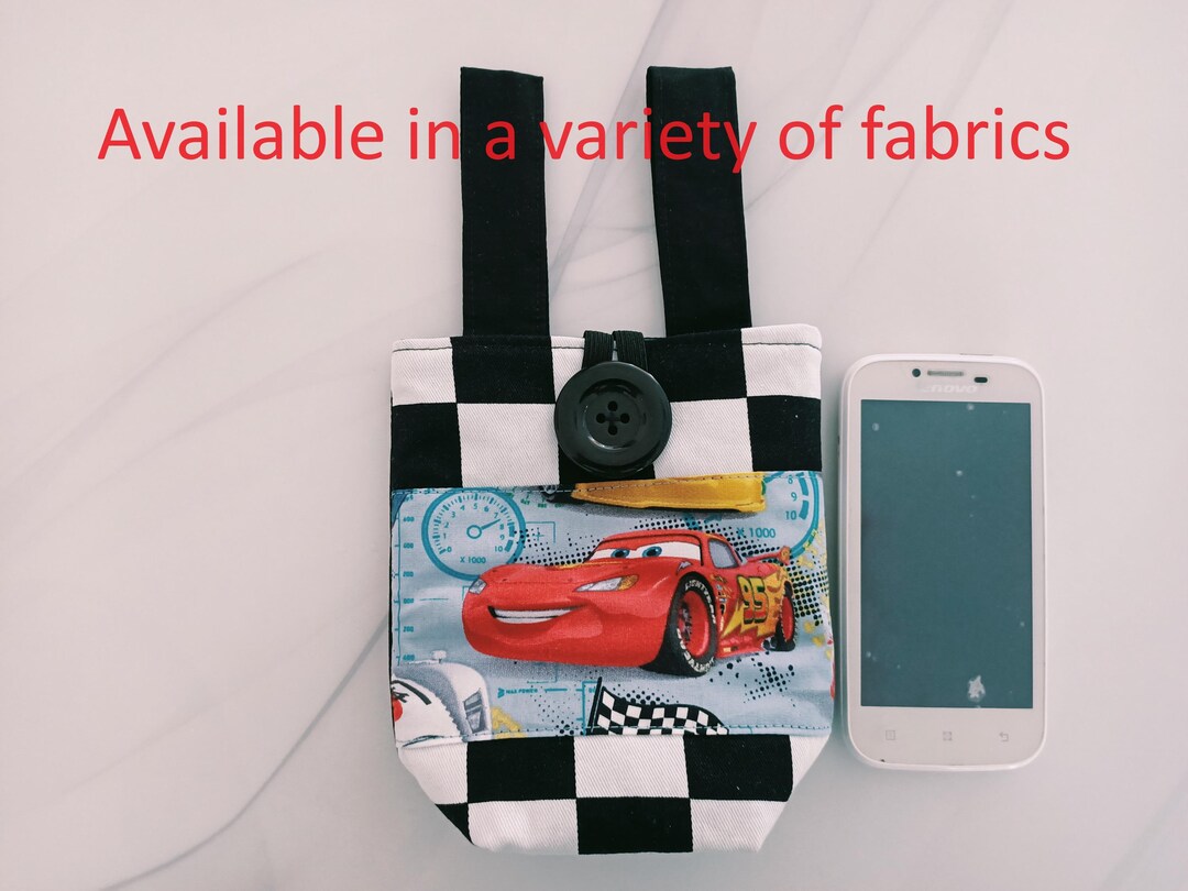 Wheelchair Phone Holder With Button Closure; Wheelchair Organiser ...