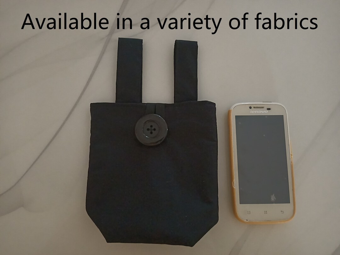Wheelchair Phone Holder With Button Closure Wheelchair Organiser ...