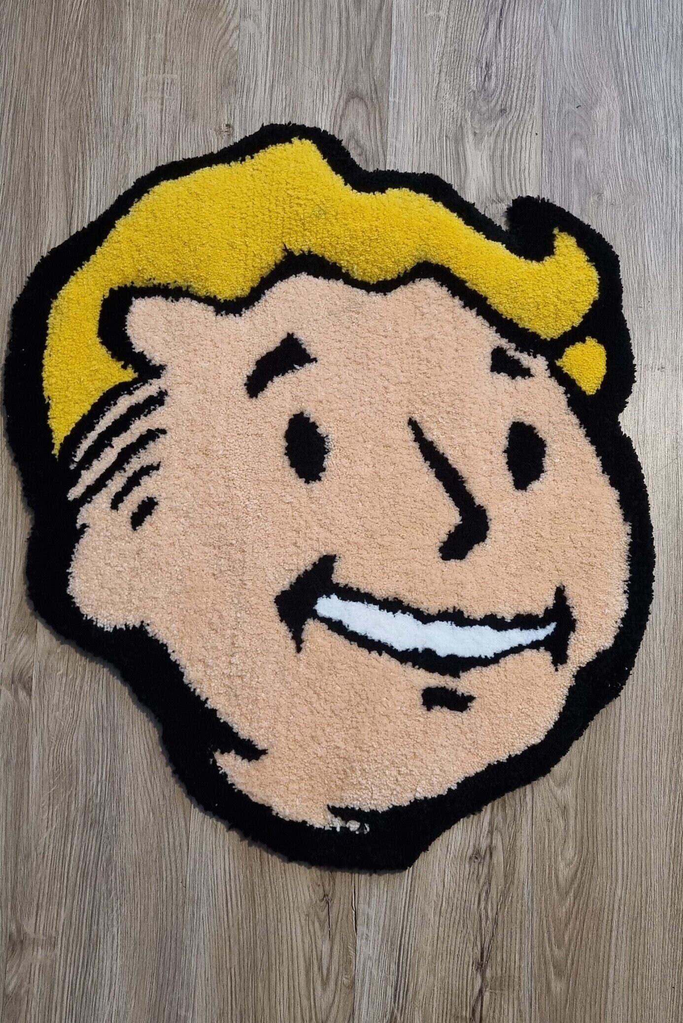 Fallout Vault Boy Hand Tufted Rug - Etsy