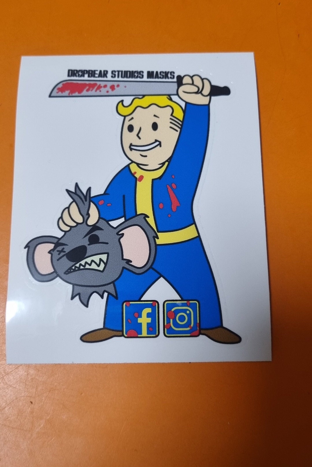 Dropbear Fallout Sticker - Etsy