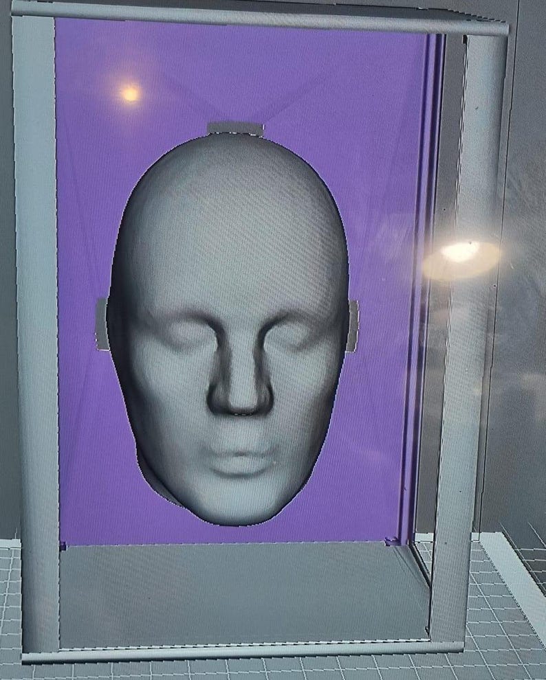 3D FILES for 3D Printable Half Mask Display Case KOD Size - Etsy