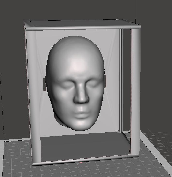 3D FILES for 3D Printable Half Mask Display Case - Etsy