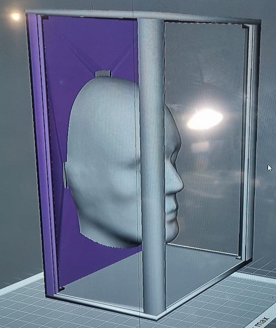 3D FILES for 3D Printable Half Mask Display Case KOD Size - Etsy