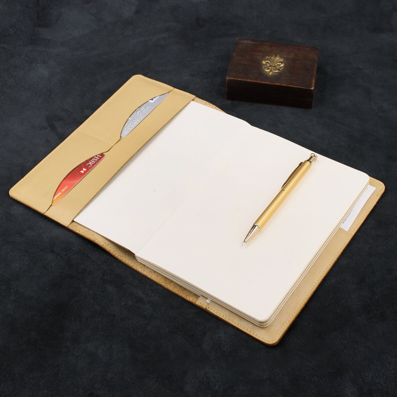 Leather Notebook A5 Journal Business Personalised Leather | Etsy UK