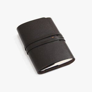 Personalised A6 Notebook Leather Journal Free Gift Refillable Leather ...