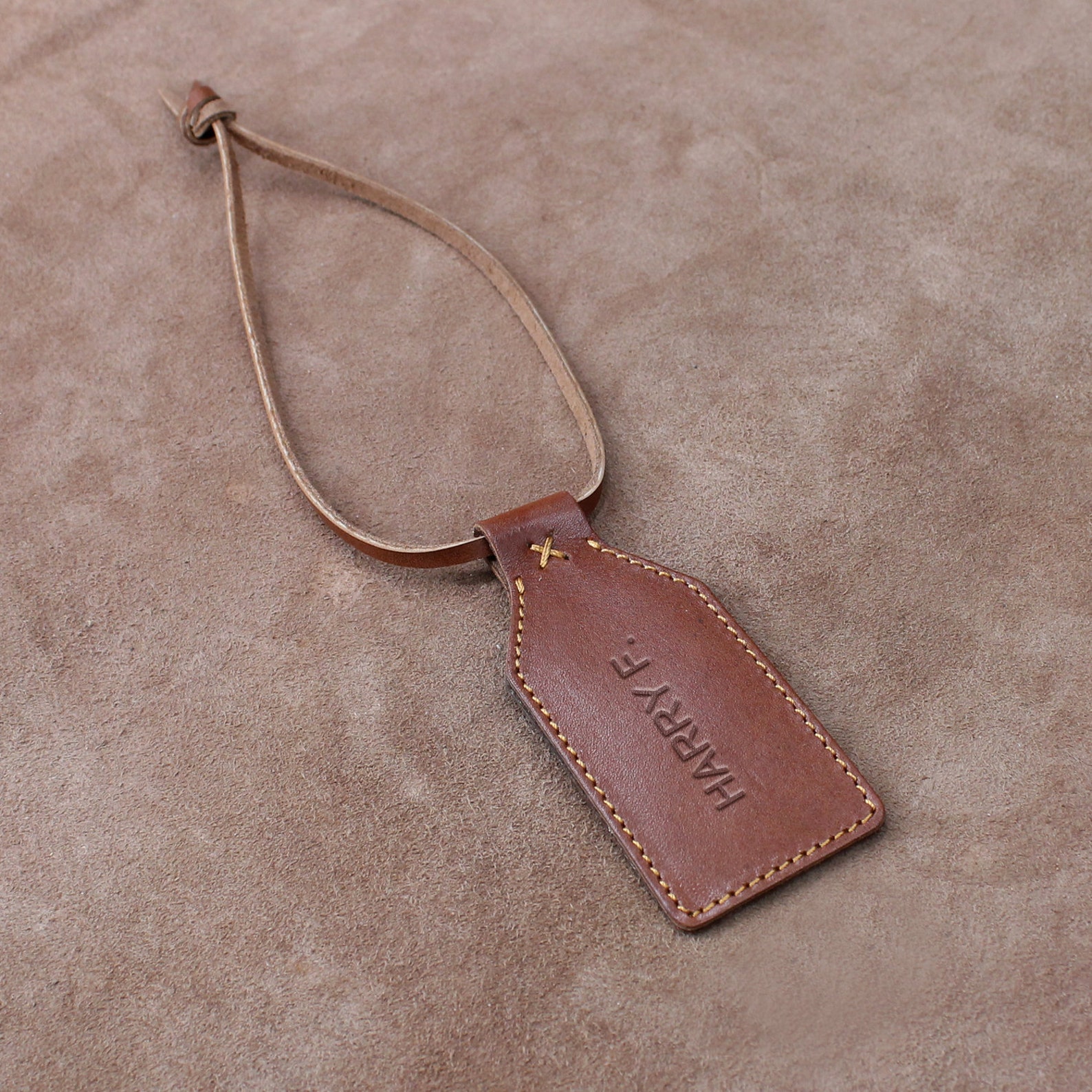 Leather Travel Luggage Tag Personalised Monogrammed Travel | Etsy