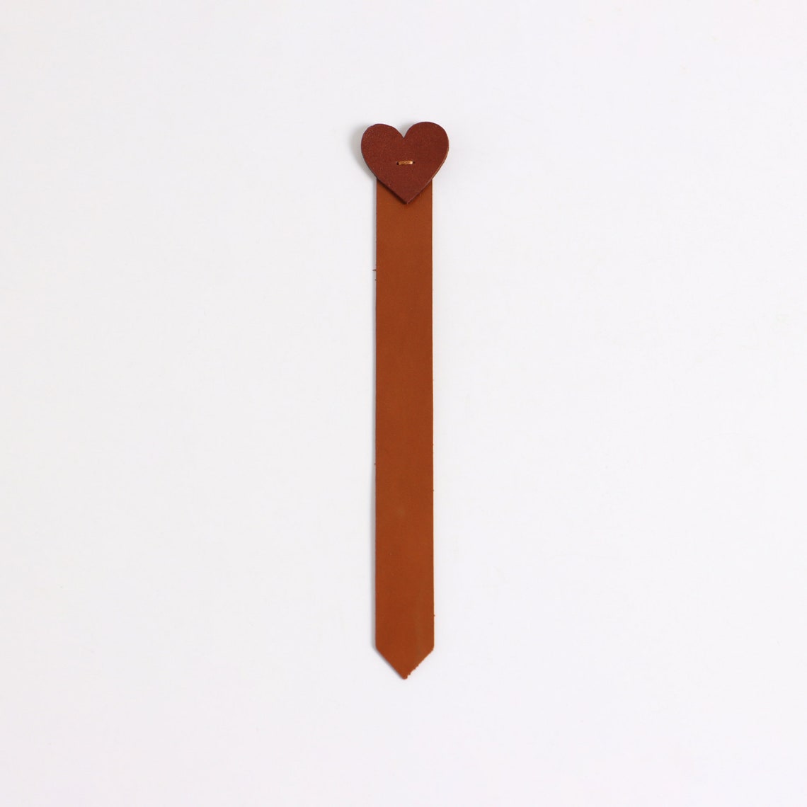 Personalised Leather Bookmark Star Heart Shaped Handmade Present for ...