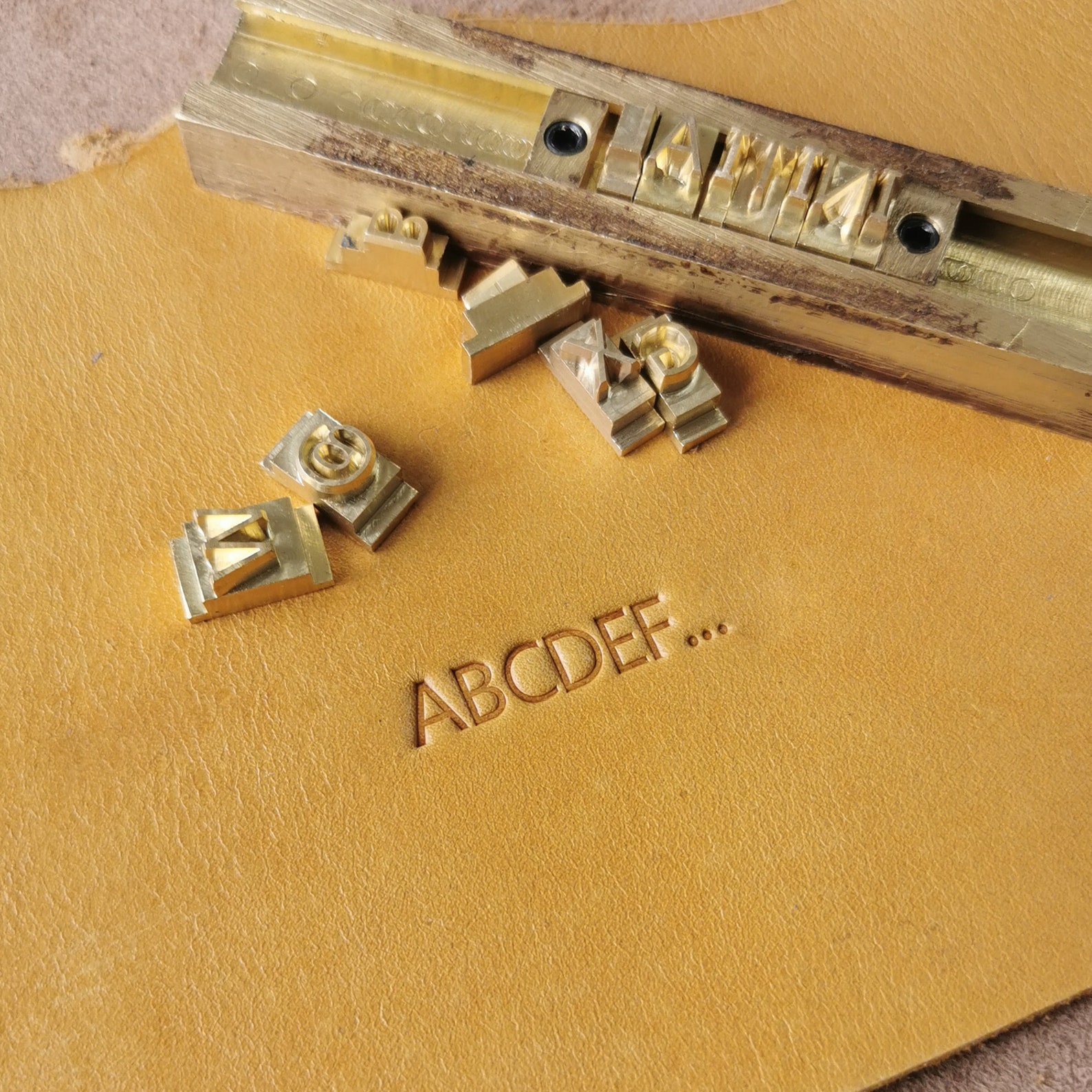 Personalisation Monogram Embossing Inspiring Words Image | Etsy