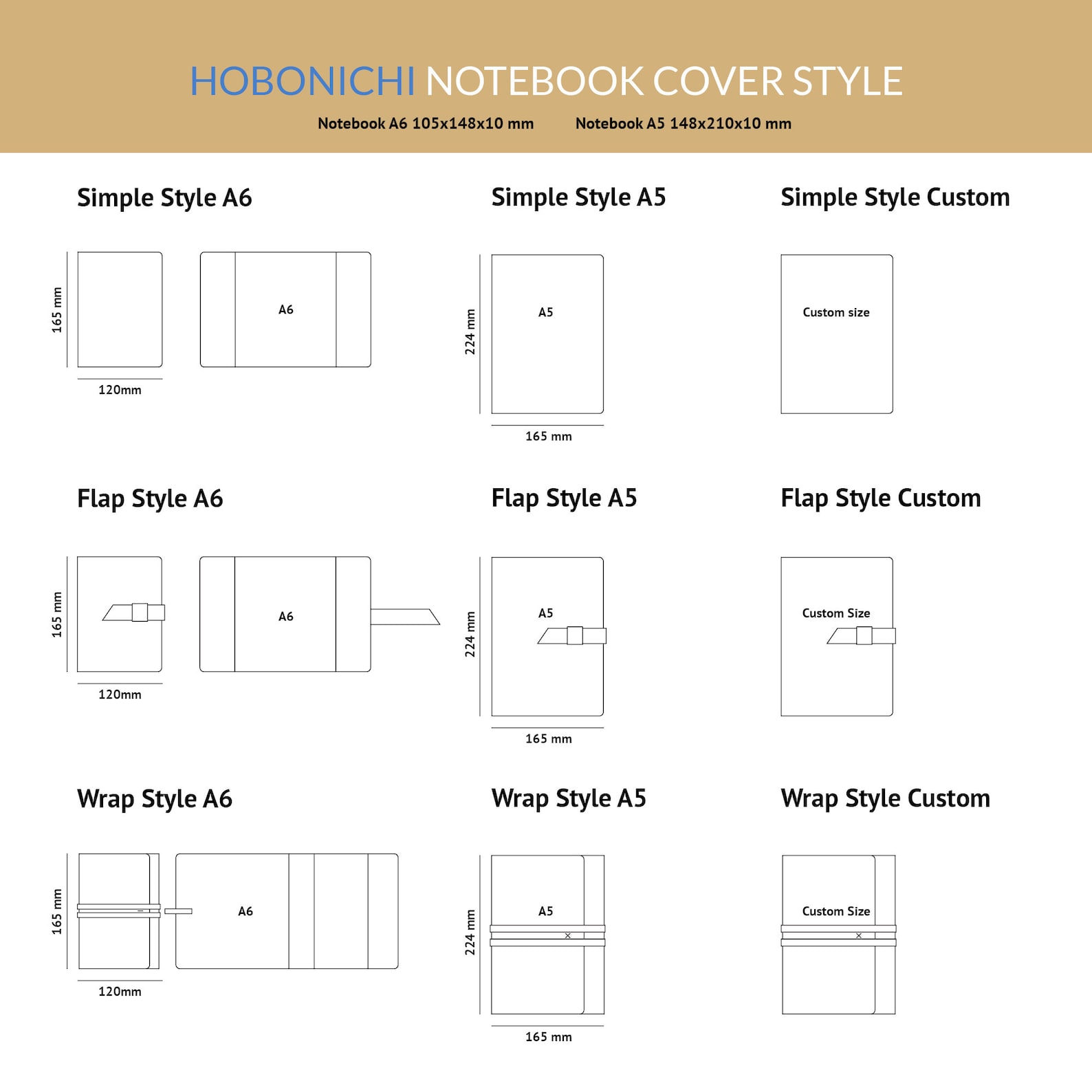 Leather Hobonichi Notebook Cover Hobonichi Originals | Etsy