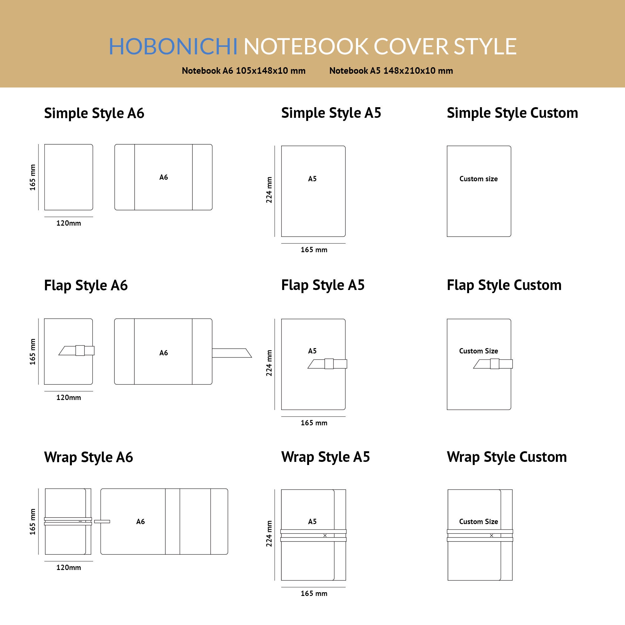 Leather Hobonichi Notebook Cover Hobonichi Originals | Etsy