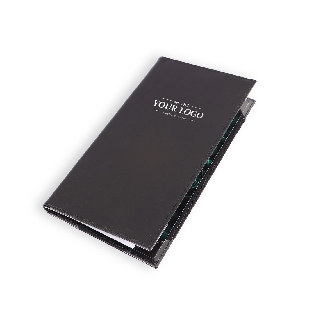Leather Menu Cover, Custom Restaurant Menu Cover, Menu Folder, Cafe Bar ...