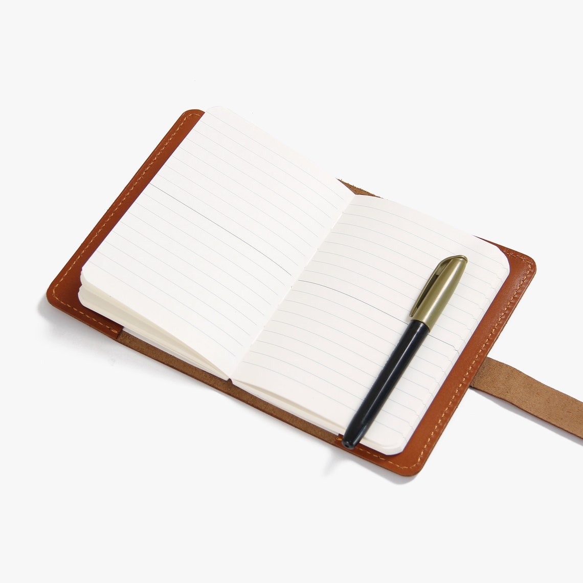 Refillable A6 Notebook Leather Journal A6 Hobonichi Moleskine | Etsy UK