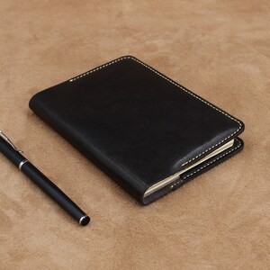 A6 Traveler's Leather Notebook Personalised Leather - Etsy UK