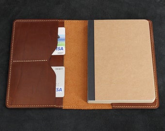 Leather Journal A6 Notebook Refillable Notebook Personalised | Etsy