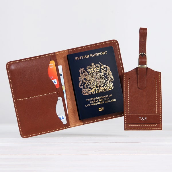 Mens Luggage Tag Card Holder - Etsy