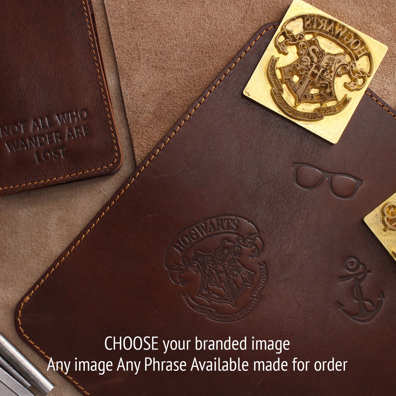 Custom Made Leather Book Cover: Personalized Full Grain Cow Hide - Etsy