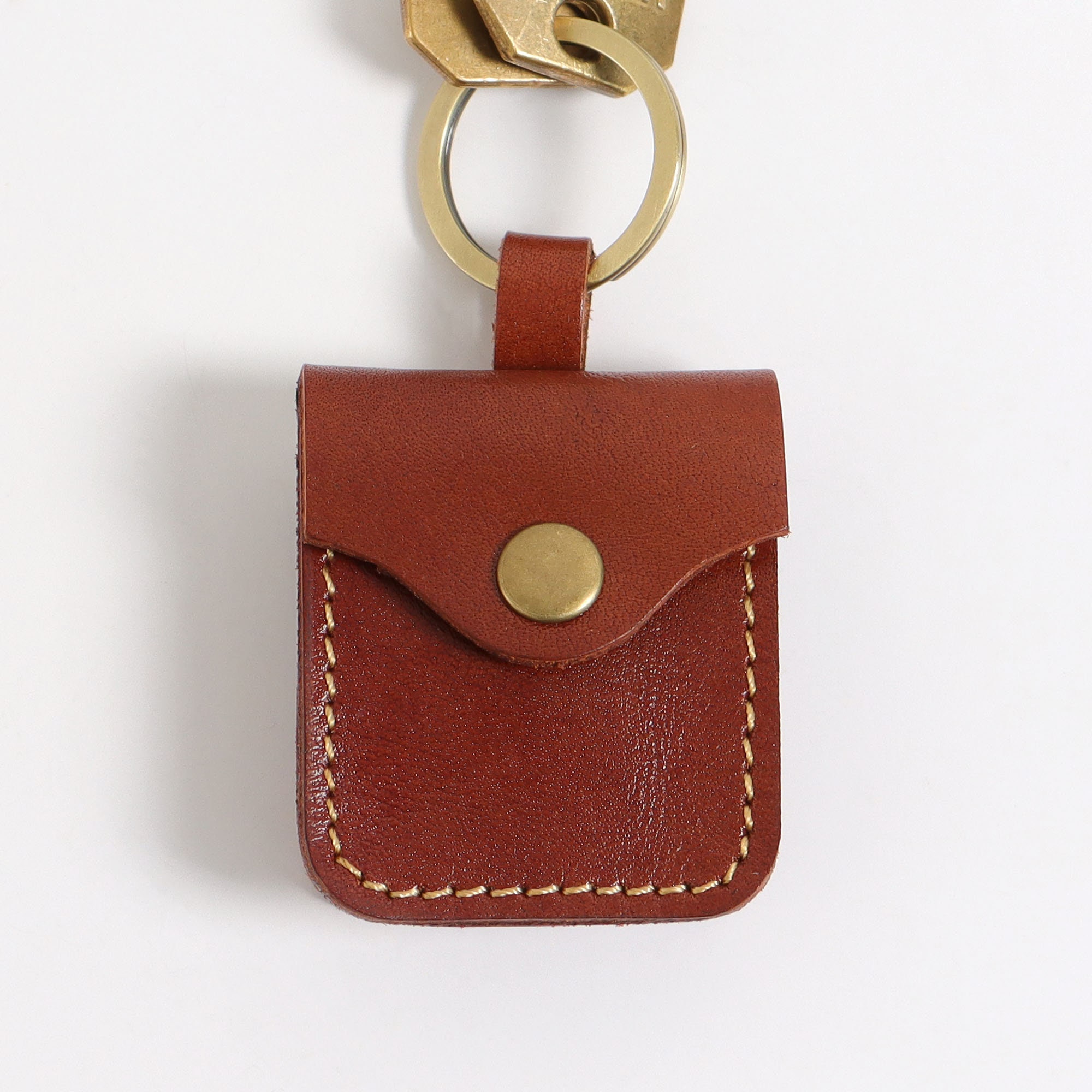 Leather Coin Purse Keychain Leather Coin Case - Etsy