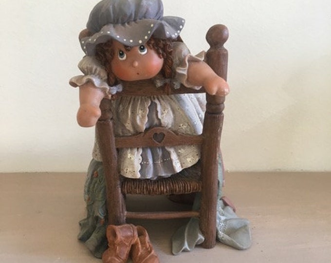 Cuqui Figure / Ceramic Cuqui Figure / Girl Cuqui Figure / Handmade ...