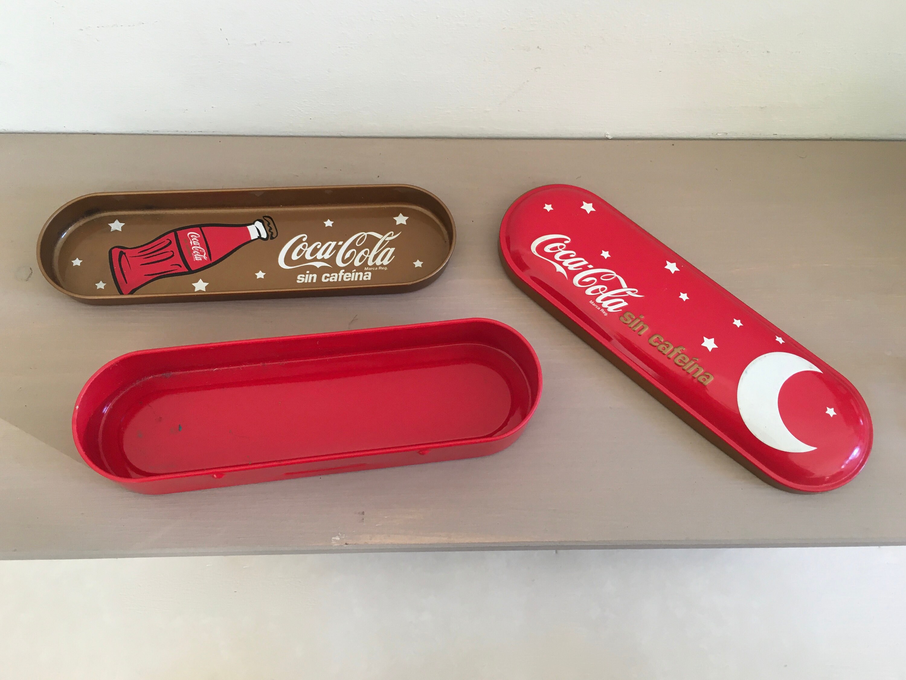 Caffeine-free Coca Cola Box / Coca Cola Metal Box / Coca Cola Pencil ...