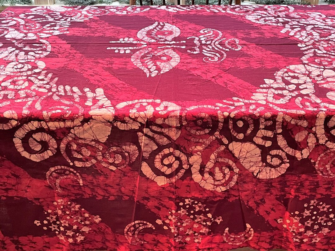 Batik Bedspread, Throw, Tablecloth - Etsy
